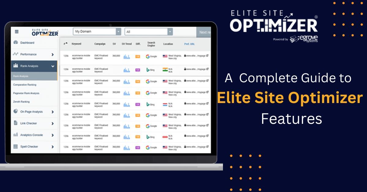 Complete Guide for Website Optimization Tool - EliteSiteOptimizer